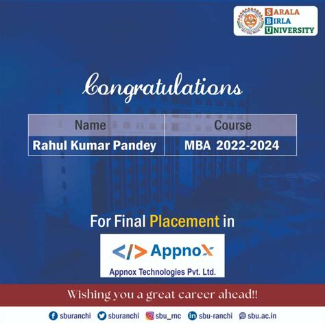 Ritesh Gupta On Linkedin Congratulations To Mr Rahul Kumar Pandey From Mba 2024 Passing Out Batch…
