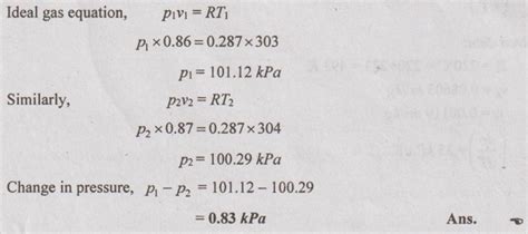 solved anna university problems on thermodynamic relations