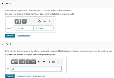 solved determine the direction angle of the relative