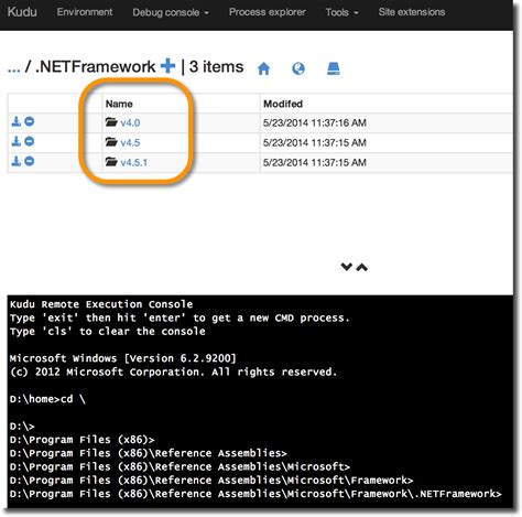 What Versions Of Net Are Supported On Azure Web Sites Stack Overflow