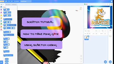 Scratch Tutorialhow To Make Pong Game In Scratch Youtube