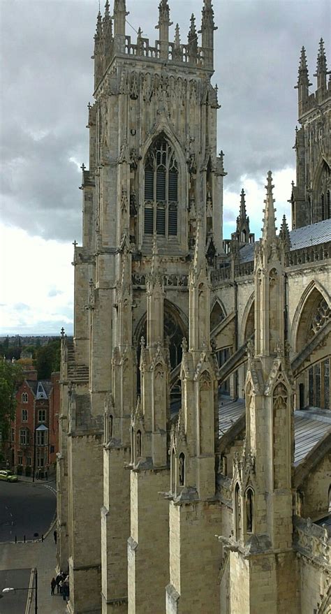 York Minster View From Roof Of South Transept Architecture Details Gothic Architecture