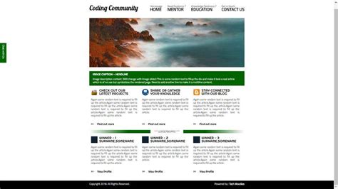 Entry 4 By Techmoodies For Build A Community Coding Website Where
