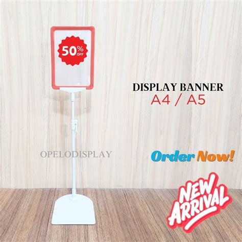 Jual Display Harga Pop Up Promotian Stand A4 A5 Supermarket Poster