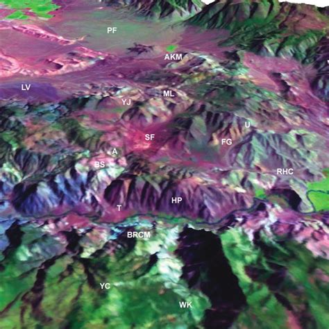 Geologic Map Of Southern Antelope Range And Surrounding Area The White