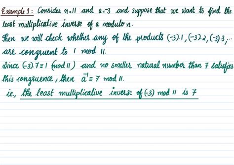 modular arithmetic and residue classes ppt