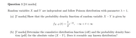 Solved Question Marks Random Variables X And Y Are Chegg