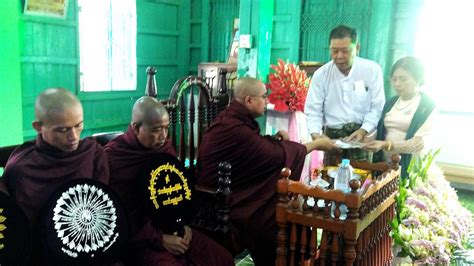 မြိတ်မြို့နယ်လုံးကျွတ် သီလရှင်၅၅၇ပါးတို့အား ဝတ်ရုံနှင့် ဆွမ်းဆန်စိမ