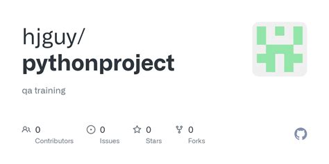 Hjguypythonproject · Github