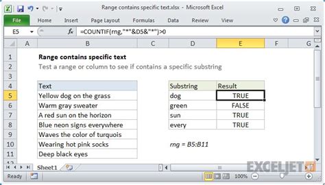 Excel Formula Range Contains Specific Text Excel Formula Excel Formula