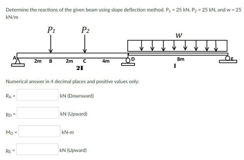 [solved] Determine The Reactions Of The Given Beam Solutioninn