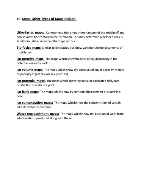 Geological Subsurface Maps Docx