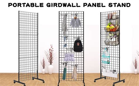 Eastern Tree 1 Pack 2x 5 Three Pieces Gridwall Panels Stand With T Base Black