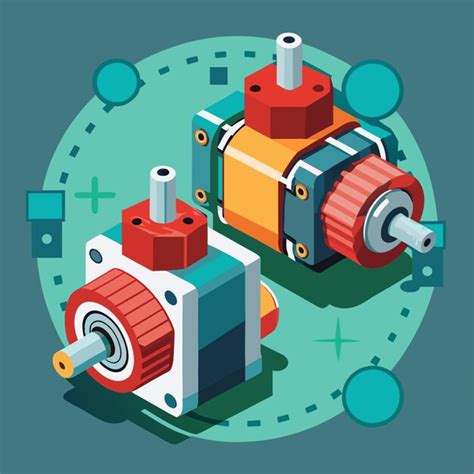 Servomotors Vector Illustration Premium AI Generated Vector