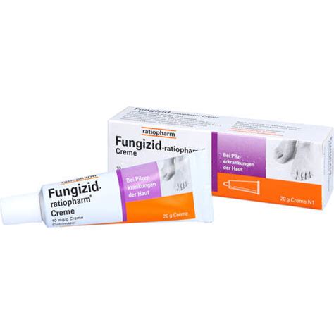 FUNGIZID Ratiopharm Creme ab 2,48€ im Preisvergleich