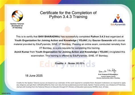 Pythonprogramming Iitbombay Edupyramids Yojak Skilldevelopment