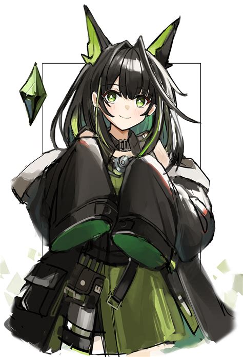 Mon3tr Arknights Drawn By Yurooe Danbooru