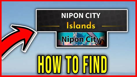 Nipon City Location How To Find Nipon City Island [arise Crossover] Roblox Youtube