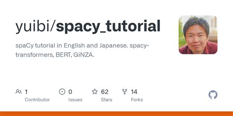 Github Yuibispacytutorial Spacy Tutorial In English And Japanese