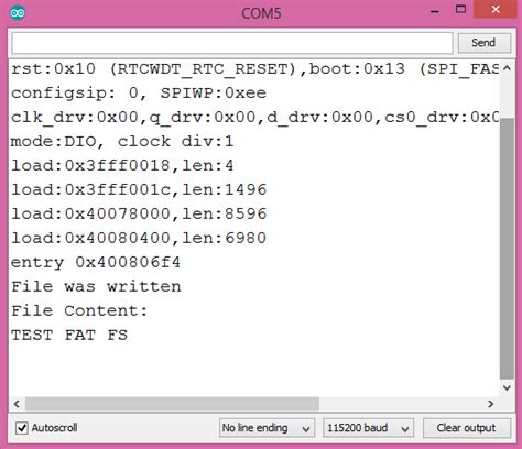 ESP FAT File System Reading A File Techtutorialsx