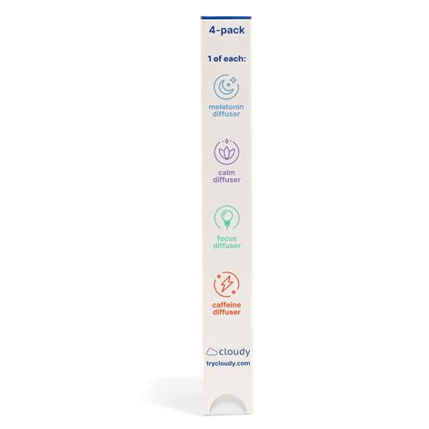 Cloudy® Starter Kit All Diffusers Melatonin Caffeine Calm Focus