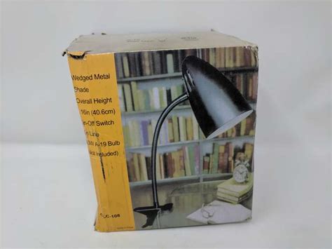 Intertek Clip Lamp Wedged Metal Shade Dutch Goat