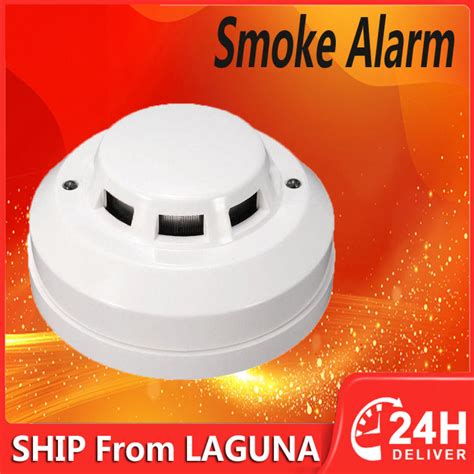 【cod】smoke Detector Fire Alarm 2 4 Wire Dc9 36v Life Photoelectric Smoke Sensor Alarm Security