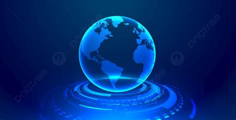회로 라인 기술 배경에 세계 지구 지구 세계 글로벌 배경 일러스트 및 사진 무료 다운로드 Pngtree