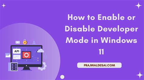 Enable Or Disable Developer Mode In Windows