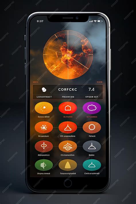 premium photo mobile app ui mockup generate a sleek and modern ui