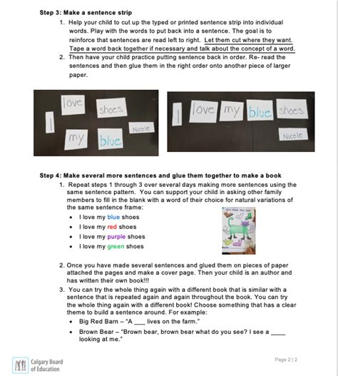 Cambrian Heights Cssi June 4 Predictable Chart Writing At Home