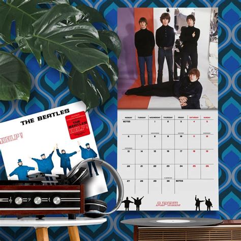 2026 The Beatles Collectors Edition Record Sleeve Square Wall Cal