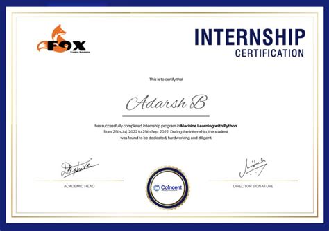 Adarsh B On Linkedin I Recently Completed Machine Learning With Python