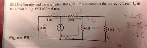 solved use linearity and the assumption that i is the circuit in fig
