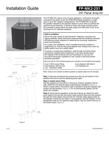 Adaptive Technologies Group FP MK2 2X1 Installation Manual Manualzz