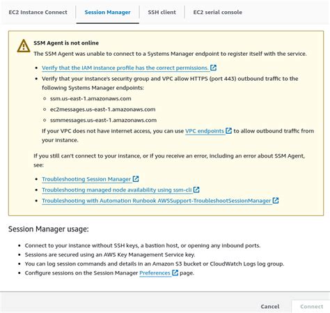 Cannot establish SSH connection via Session Manager nor SSH Client : r/aws