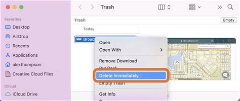 Delete Immediately Mac Skip Trash To Delete Your Files