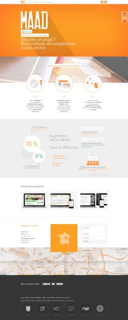 40 Inspirational Examples Of Orange Color In Web Design