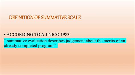 Sematic Differential Scale And Summated Scalepptx Education
