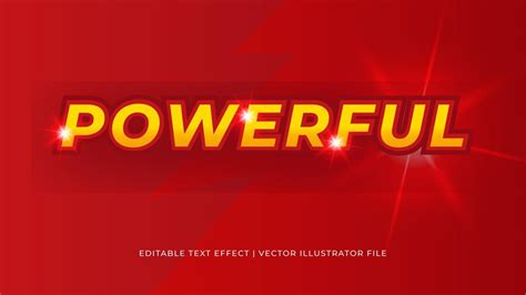 Premium Vector Modern Powerful Editable Text Style Effect Text Style Theme Modern Blue