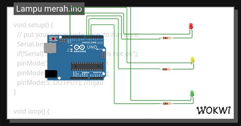 Lampu O Wokwi Esp32 Stm32 Arduino Simulator