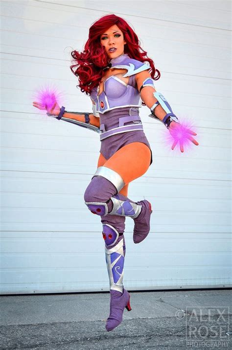 Armored Starfire Cosplay Woman Superhero Cosplay Cosplay Outfits