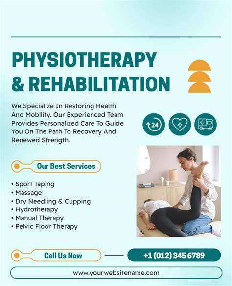 Physiotherapy Flyer Templates Easy Flyer Design Ideas