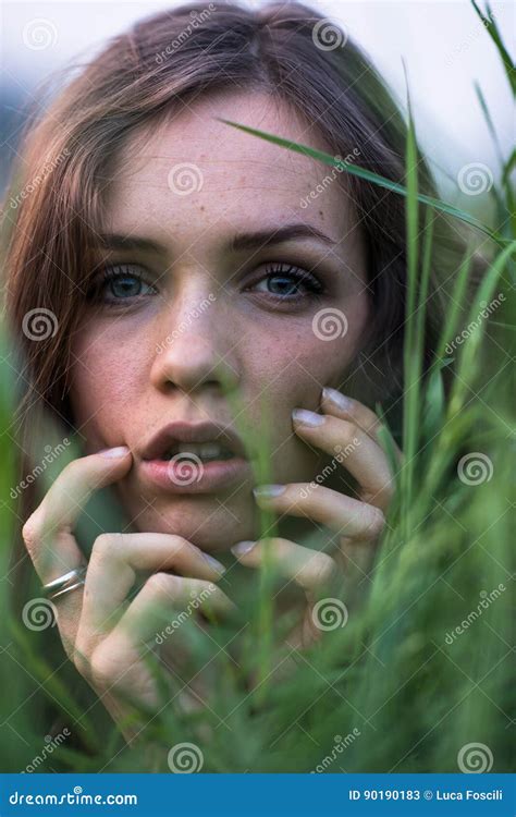 Portrait Of An Italian Girl Stock Image Image Of Fashion Italian