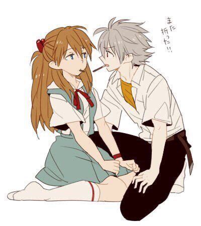 Asuka And Kaoru Neon Evangelion Evangelion Neon Genesis Evangelion