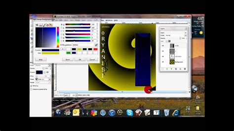 How To Make A Custom Youtube Background For Beginners Using Gimp Youtube
