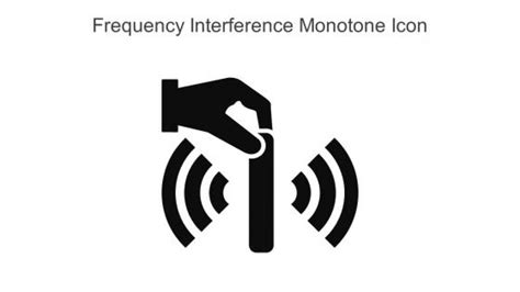 Frequency Interference Icon Powerpoint Presentation And Slides Ppt