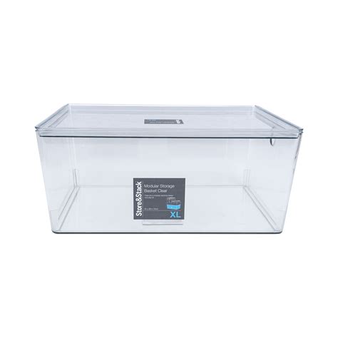 Modular Storage Container Clear Xl The Reject Shop