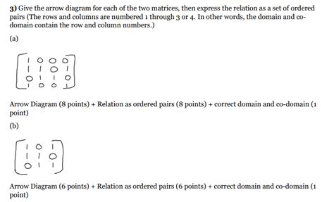 Solved 3 Give The Arrow Diagram For Each Of The Two Chegg Com