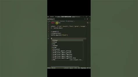 Python Turtle Graphics Drawing Colorful Hexagonal Art Youtube